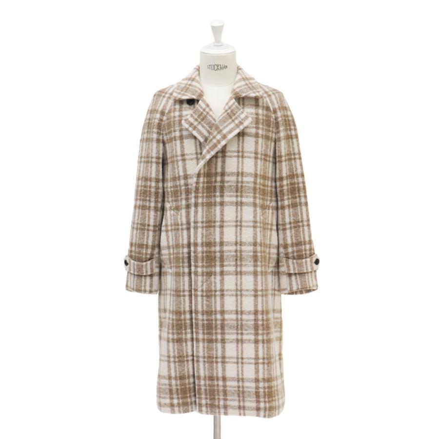 RJCO-17 セミダブル ラグランスリーブ コート【ベージュ/チェック】 : 1-ring1954-3441 : shopooo by ...