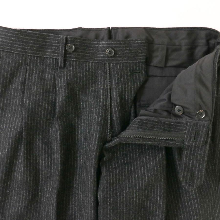 RING JACKET MEISTER 6B2プリーツダブルブレステッドスーツ【グレー/ストライプ】Model NO-296 S-178FOX ...