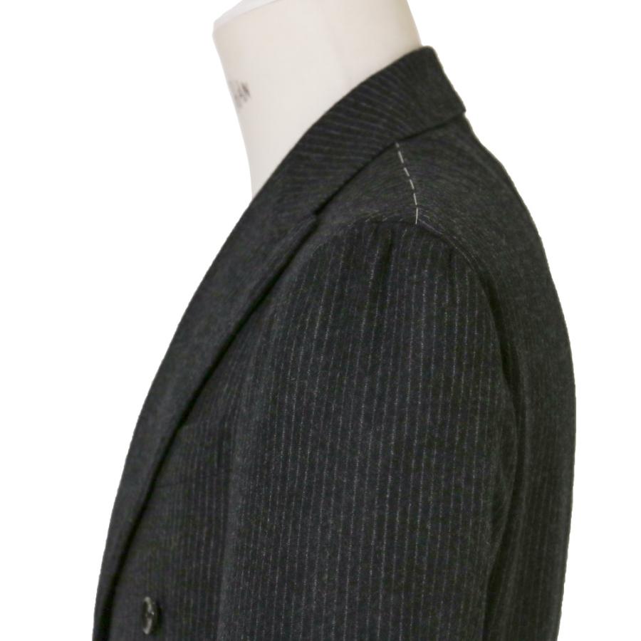 RING JACKET MEISTER 6B2プリーツダブルブレステッドスーツ【グレー/ストライプ】Model NO-296 S-178FOX ...