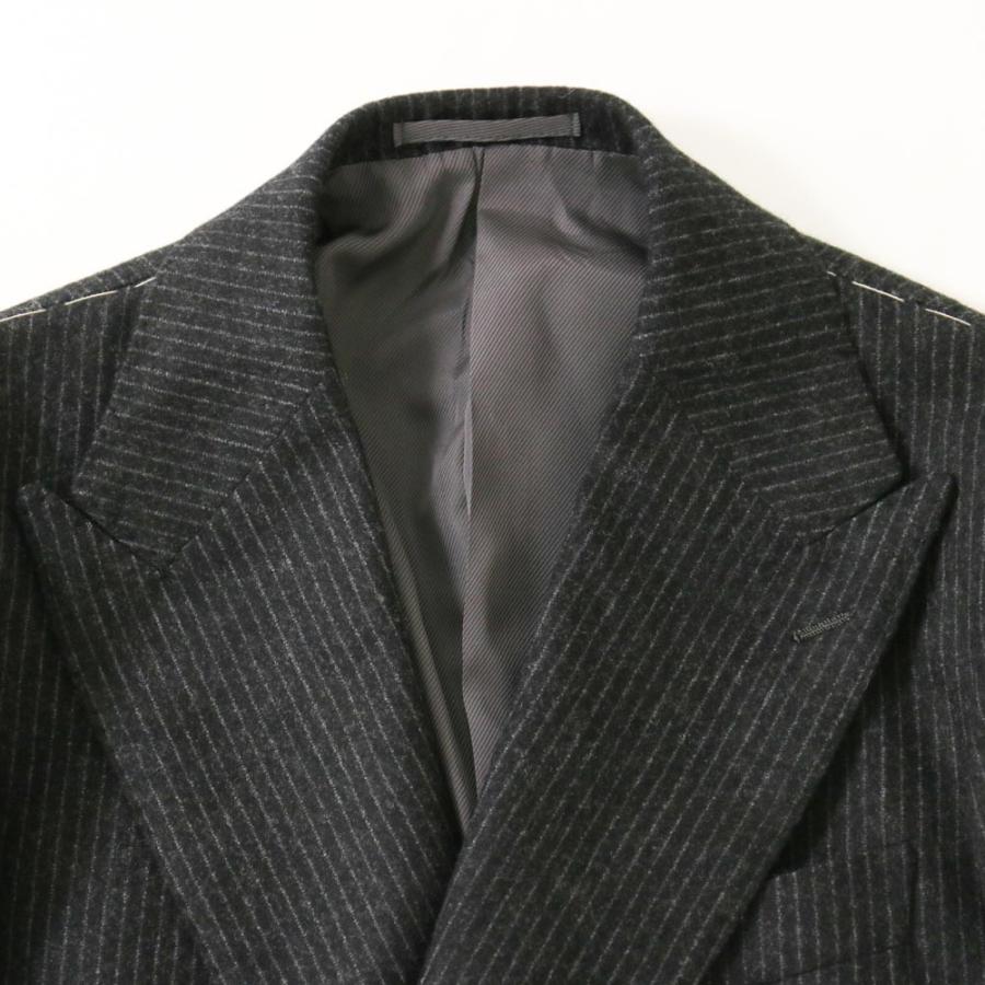 RING JACKET MEISTER 6B2プリーツダブルブレステッドスーツ【グレー/ストライプ】Model NO-296 S-178FOX ...
