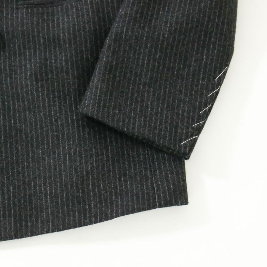 RING JACKET MEISTER 6B2プリーツダブルブレステッドスーツ【グレー/ストライプ】Model NO-296 S-178FOX ...