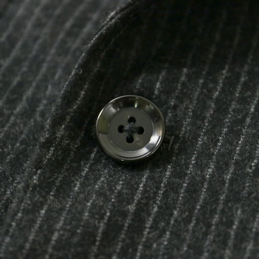 RING JACKET MEISTER 6B2プリーツダブルブレステッドスーツ【グレー/ストライプ】Model NO-296 S-178FOX ...