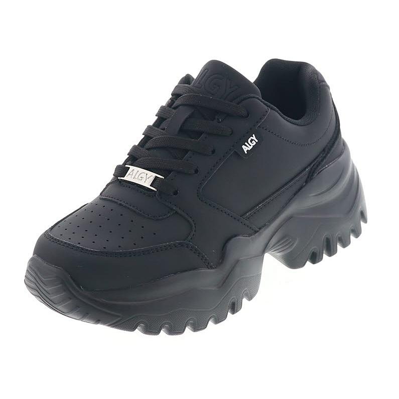 アルジー ALGY 4501 ガールズ スニーカー キッズ ジュニア シューズ 女の子 厚底 ダンス ボリュームソール ブラック 黒 : 1-shoemart-1714 : shopooo ...
