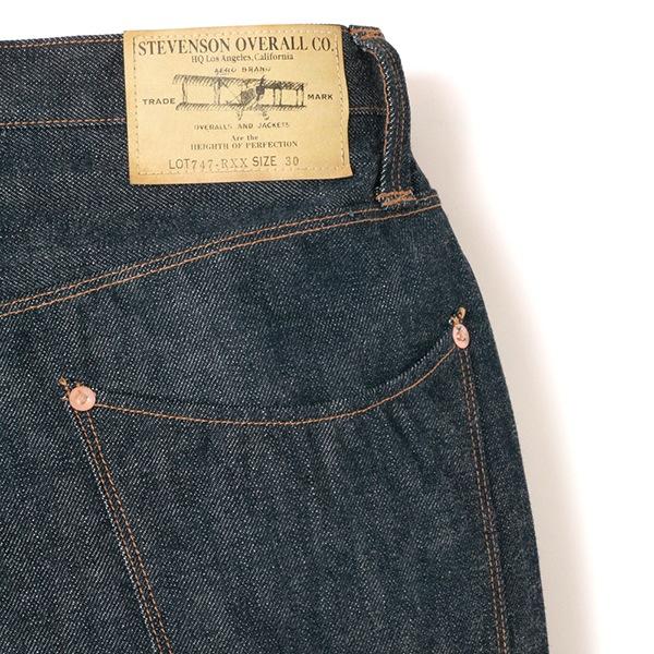 【Stevenson Overall Co（スティーブンソン オーバーオール）】 San Francisco 747-RXX Rigid ORIGINAL STRAIGHT LEG DENIM ...