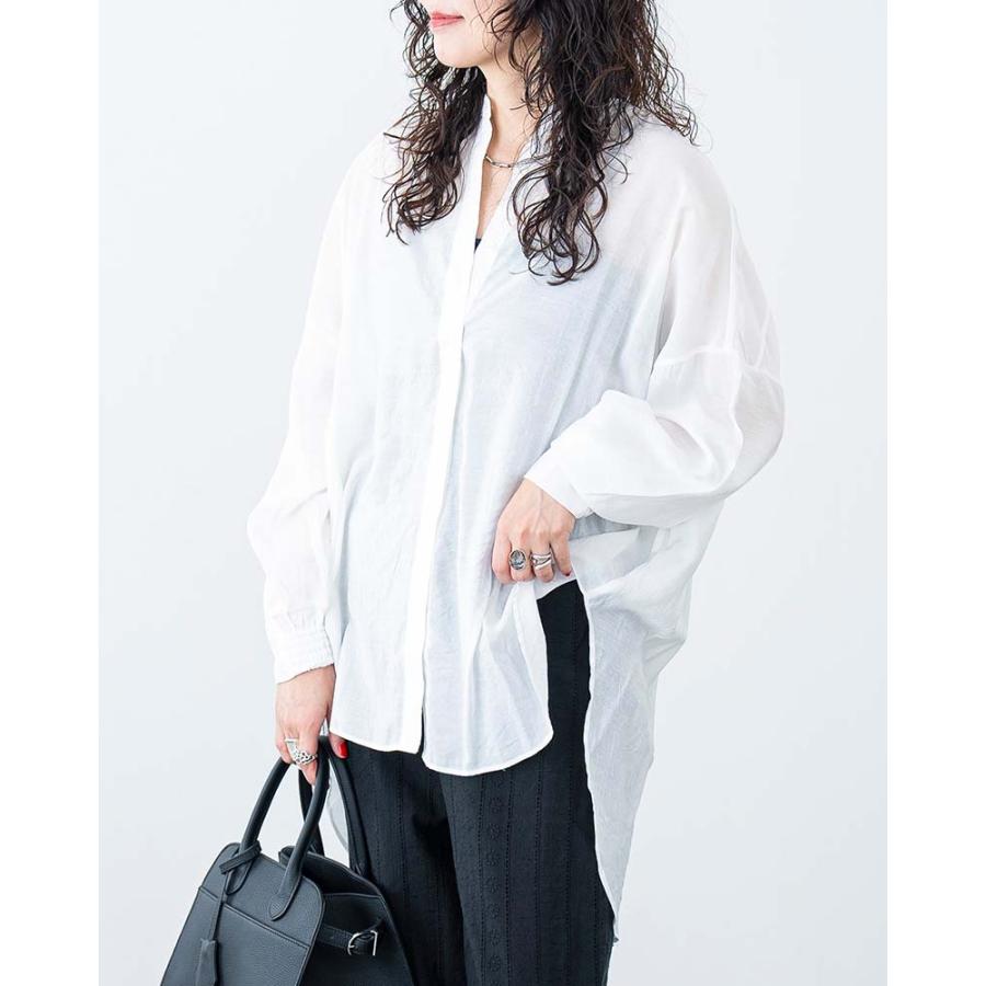 【Ai TAKAHASHI】バックスリットシアーバンドカラーシャツ : 1-zelal-1151 : shopooo by GMO - 通販 - Yahoo!ショッピング