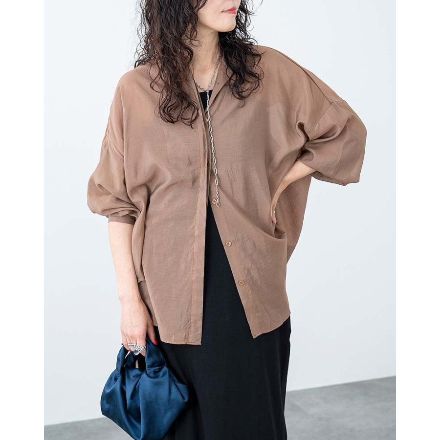 【Ai TAKAHASHI】バックスリットシアーバンドカラーシャツ : 1-zelal-1151 : shopooo by GMO - 通販 - Yahoo!ショッピング