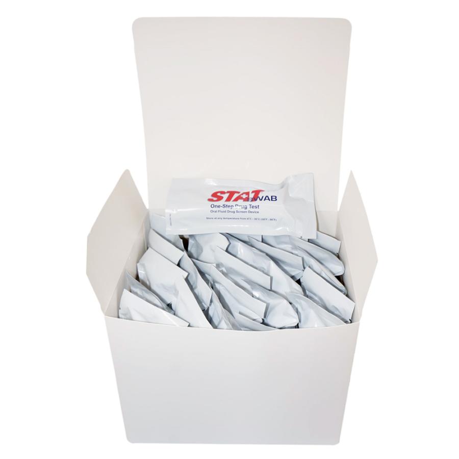 (10種)STAT-SWAB（1箱25個入り）10種の乱用薬物が唾液から10分で判る検査キット【米国製 正規輸入品・安心の品質保証・CE ...