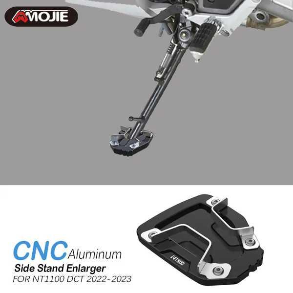 サイドスタンドサイドプレート ホンダ用モーターサイクルアクセサリー nnt1100 nt 1100 n1100 dct 2022 2023 ...
