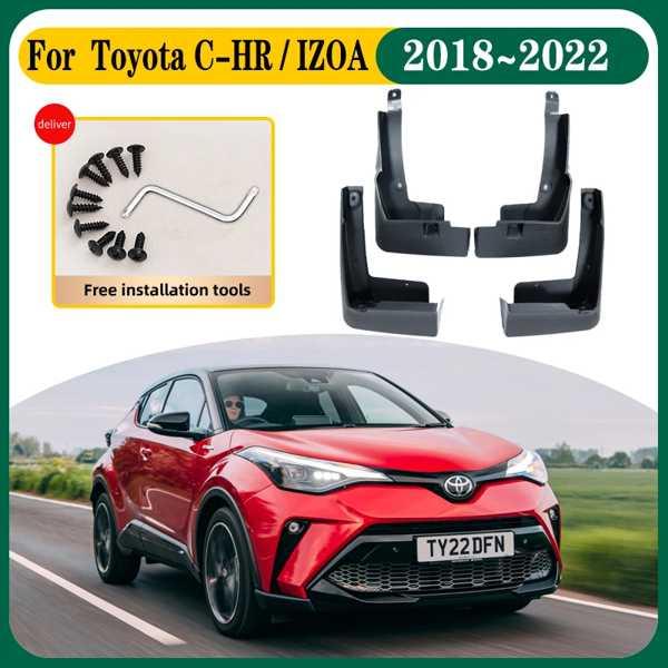 Toyota C-HR chr izoa 2018〜2022の車のスプラッシュガード 車のマッドガード フロントリアフェンダーのフロントフェンダー 4個 :81b5a900-dbd0-45d7 ...
