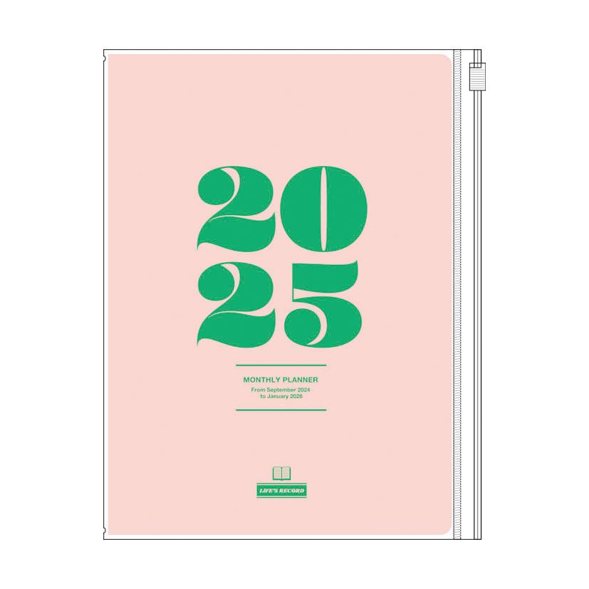 RYU-RYU 2025年 ダイアリー 9月始まり A5 [マンスリー] スケジュール帳 ピンク DS2503 : ロコネコ - 通販 ...
