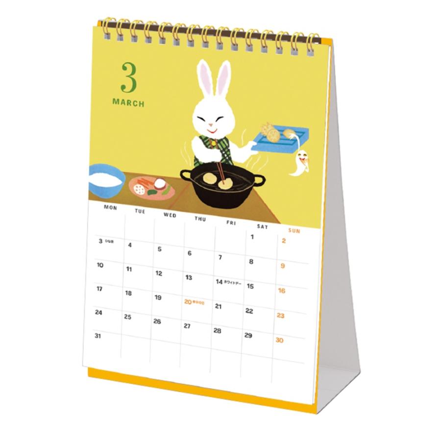 学研ステイフルせなけいこ 月曜始まり2025年 卓上カレンダー M095-35 : ロコネコ - 通販 - Yahoo!ショッピング
