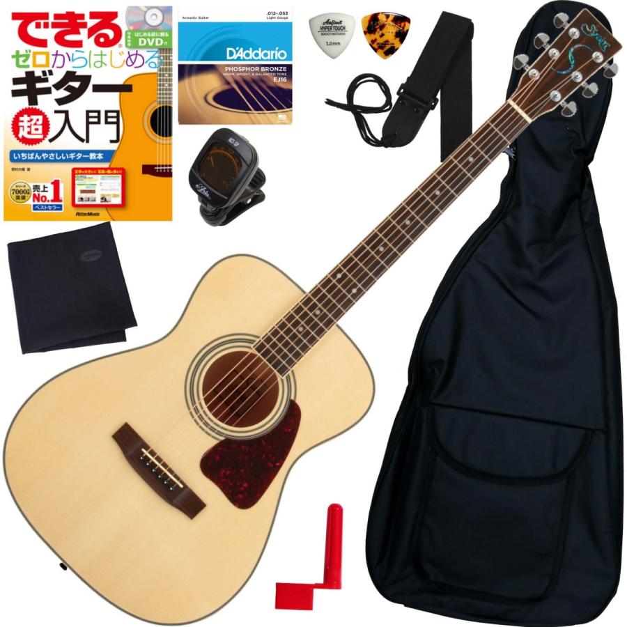 調整済で弾きやすいS.Yairi YF-3M アコギ初心者セット : s-yairi-yf-mm-n-set : 伊藤楽器 松戸店 - 通販 - Yahoo!ショッピング
