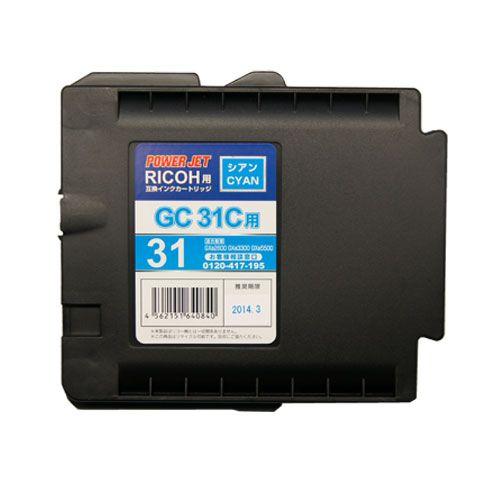 エネックス【POWER JET 互換インクカートリッジ インク残量検知機能チップ付き】 Ricoh(リコー) GC31C対応 : gc31c : イトー事務機 - 通販 - Yahoo!ショッピング