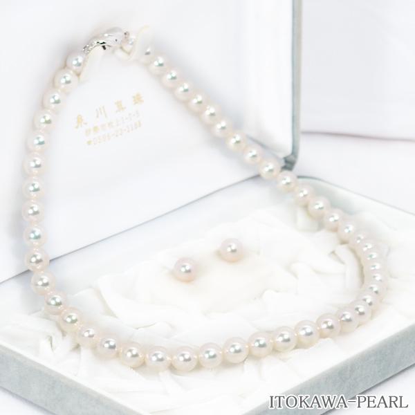 2点セットあこや真珠ネックレス＜8mm＞ NE-2445 : 糸川真珠 - 通販 - Yahoo!ショッピング