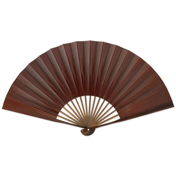 男女兼用 6.5寸 柿渋扇子 茶 国産京扇子(Ai18) : 扇子司 伊藤常 - 通販 - Yahoo!ショッピング