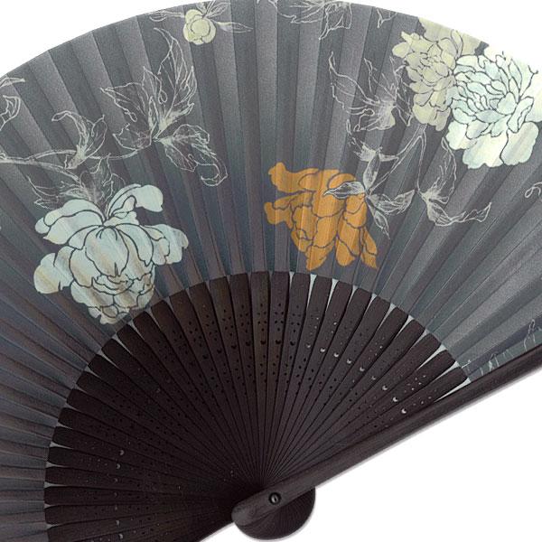 女性用紙扇子/牡丹(Dc01) : 扇子司 伊藤常 - 通販 - Yahoo!ショッピング