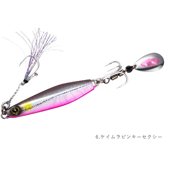 ハヤブサ カンタン巻くだけブレードジグジャックアイマキマキ 30g FS439 ＃6ケイムラピンキーセクシー/クリックポスト250円可 ...