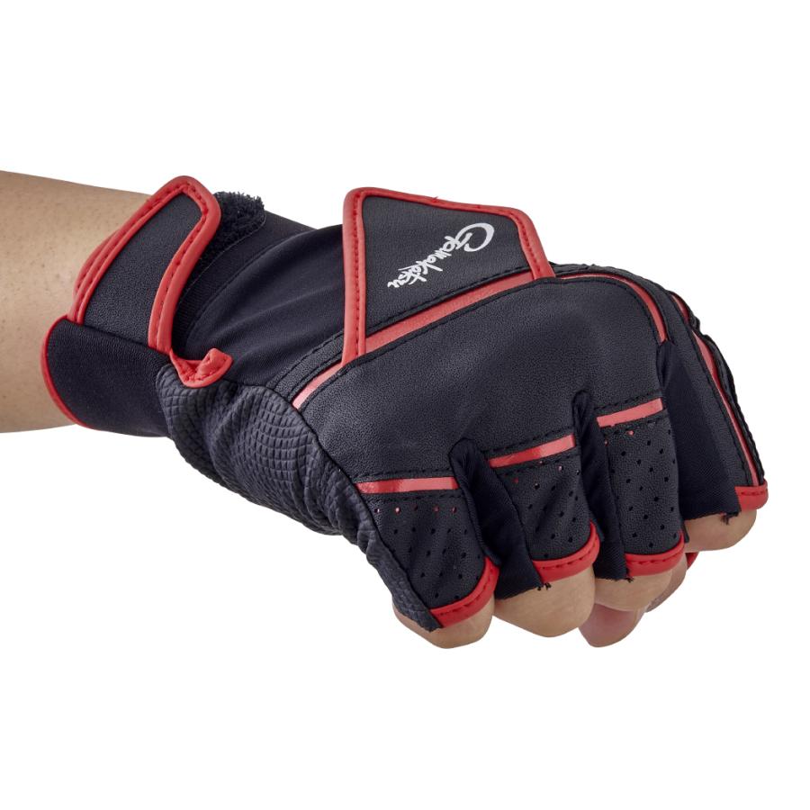 Gamakatsu がまかつ CORDURAトーナメントグローブ5本切 GM7293 ブラック×レッド : いとう釣具店 - 通販 - Yahoo!ショッピング