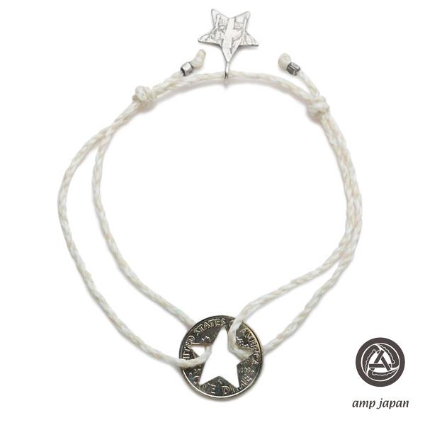 amp japan（アンプジャパン） アンプ ジャパン amp japan Cut Star Rope HYHK-700WH ブレスレット ...