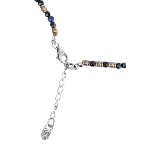 Ark silver accessories アークシルバーアクセサリーズ ノーブル ストーン ロング ネックレス & ブレスレット オニキス ...