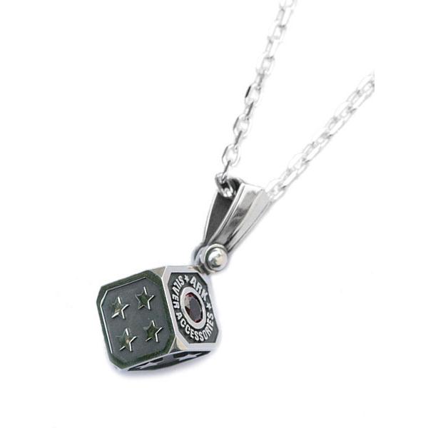Ark silver accessories アークシルバーアクセサリーズ ラッキースターダイス ペンダント 正規品 ペンダントトップ ...