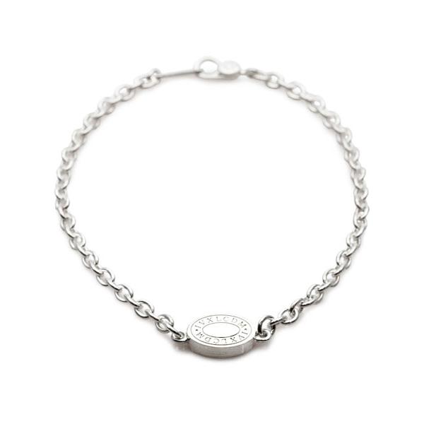 IVXLCDM（アイブイエックスエルシーディーエム） OVAL LOGO BRACELET ( SILVER ) IVX-A665 ブレスレット 正規品 シルバー925 銀 ペア プレゼント ...