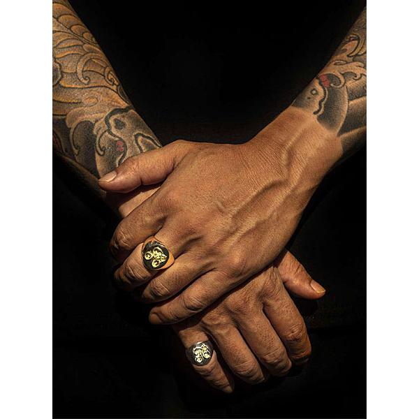 PEANUTS＆CO ピーナッツカンパニー PEANUTS&CO. Signet Ring (L / K18 Gold) シグネットリング ゴールド 指輪 シルバー : アクセサリー its ...