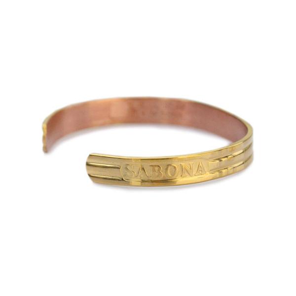 SABONA LONDON サボナ ロンドン Classic Gold Cuff Bracelet クラシック ゴールド カフブレスレット ...