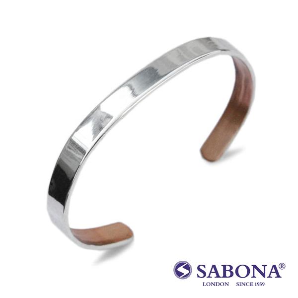 SABONA LONDON サボナ ロンドン Plain Silver Cuff Bracelet プレーンシルバー カフ ブレスレット 正規 ...