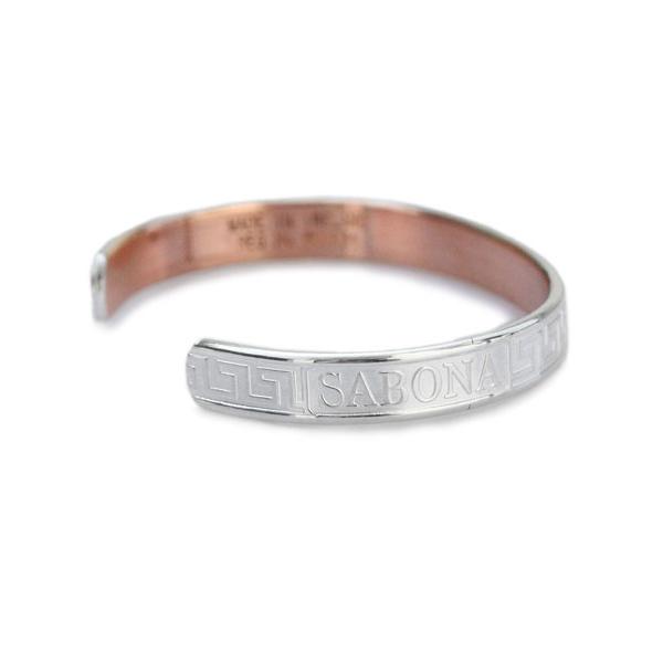 SABONA LONDON サボナ ロンドン Olympia Silver Cuff Bracelet / オリンピアシルバー カフ ...