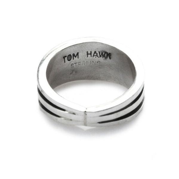 Indian Jewelry TOM HAWK トムホーク 2 line Ring / 2ライン リング 正規品 インディアンジュエリー 指輪 ...