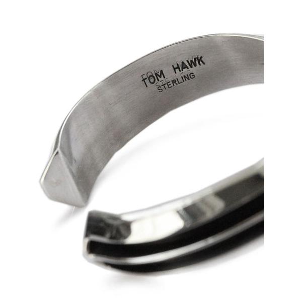 TOM HAWK トムホーク 2 line V-shaped Bangle 13mm / 2ライン Vシェイプ バングル 正規品 インディアン ...
