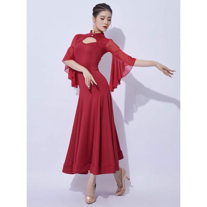 社交ダンス ドレス 衣装 ワンピース モダン スタンダード ルンバ