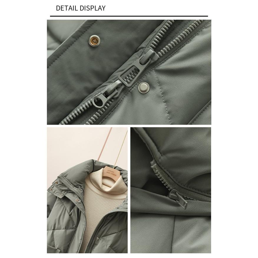 ダウン90％ ダウンコート レディース ハーフ丈 ハーフコート