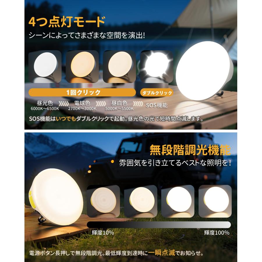 ONRIU ランタン LED キャンプランタン【驚愕な明るさ・超高輝度12,000lm】 投光 : Ima’store - 通販 ...