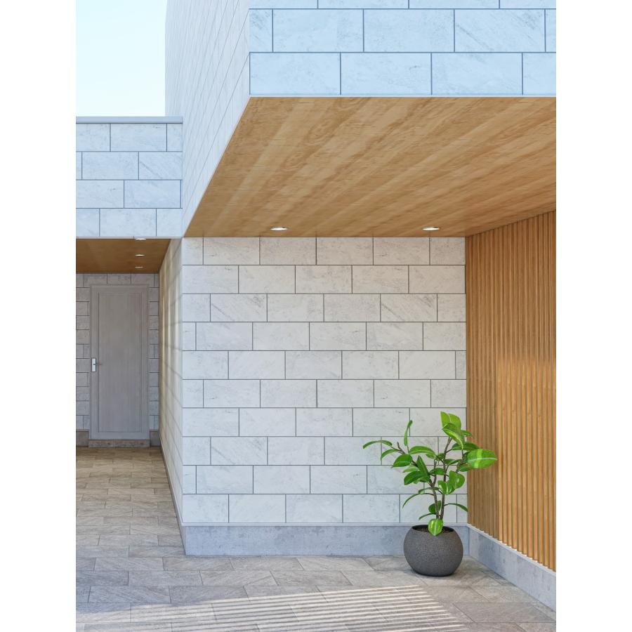 屋外壁床タイル グランフェイスロック GF-30 200×400角 グリジオ【16枚入】 : ITU LIXILアウトレット販売 - 通販 - Yahoo!ショッピング