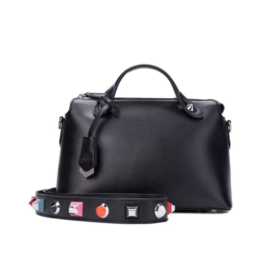 IUHA 本革 スタッズ ショルダースラップ ハンドバッグ ショルダーバッグ 2way レディース ミニボストン : trendicon ...