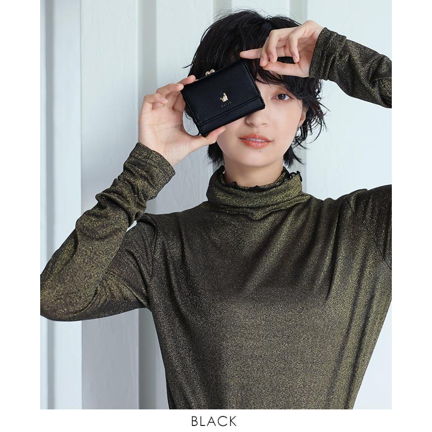 ミニ財布 レディース 三つ折り財布 折り財布 がま口 コンパクト 財布 ウォレット ねこ ギフト プレゼント メール便可(1点まで)[M便 1/1](メ) :wt-tg-jw0514 ...