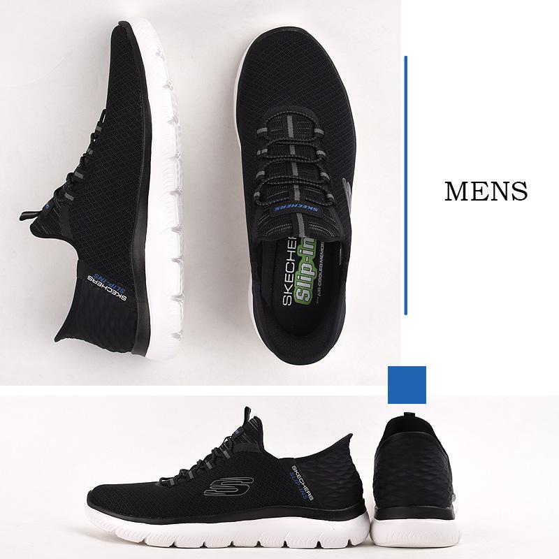 スケッチャーズ スニーカー メンズ スリップインズ skechers カジュアル スポーツ シューズ ファッション 靴 SUMMITS - HIGH RANGE 232457 BBK BLK ...