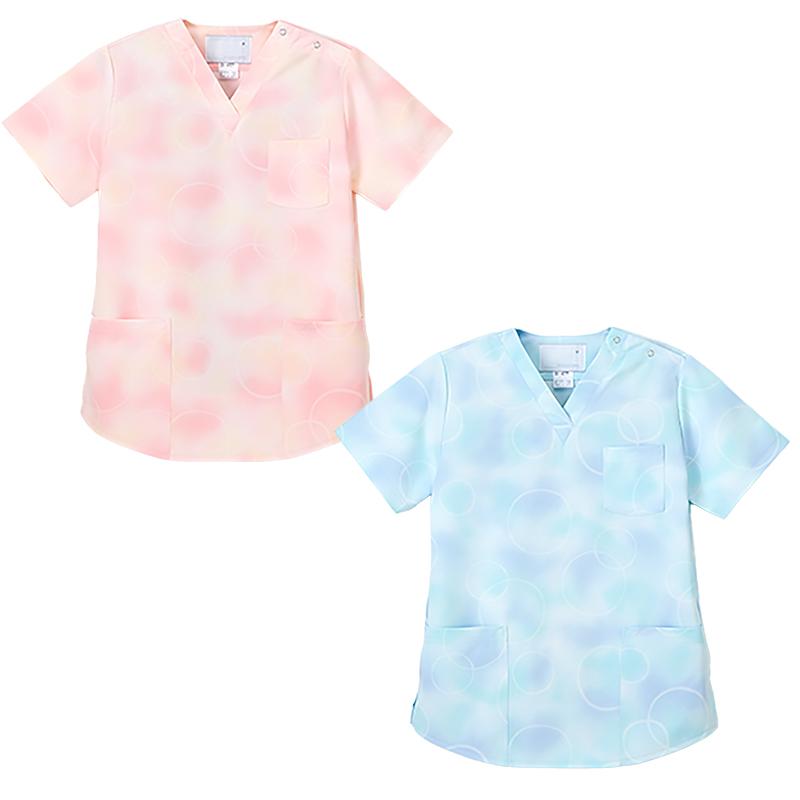 ナガイレーベン スクラブ 白衣 レディース CI-4777 女子スクラブ NAGAI LEBEN S M L LL : イワキユニフォーム - 通販 - Yahoo!ショッピング