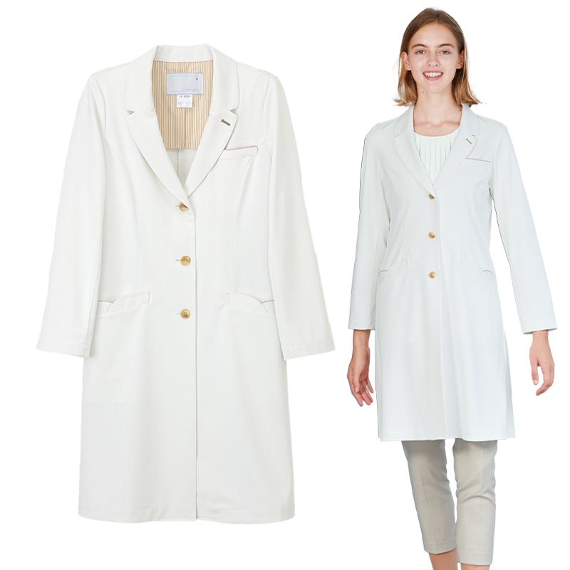 ナガイレーベン ドクターコート 白衣 レディース LH-6260 女子シングルドクターコート NAGAI LEBEN S M L LL EL : 11lh6260 : イワキユニフォーム ...