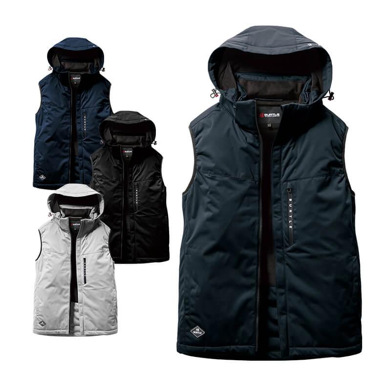バートル 新作 2024 秋冬 新商品 ベスト アウター 3264 ストレッチフーディ防寒ベスト BURTLE S M L XL : 1653264 : イワキユニフォーム - 通販 ...