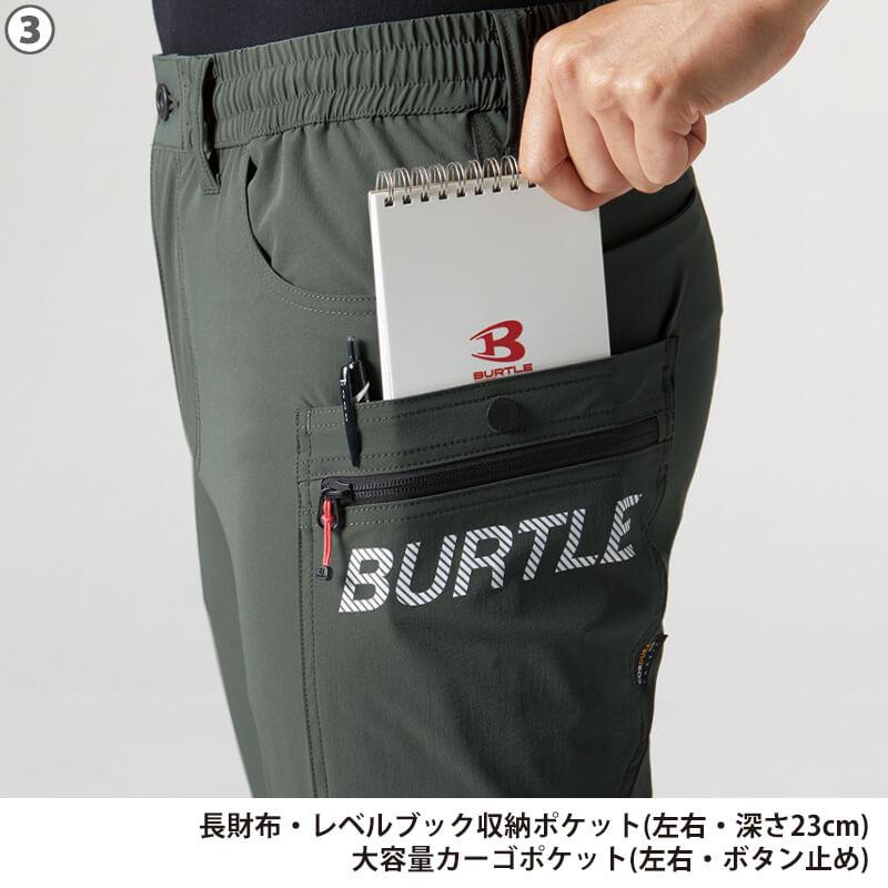 バートル ショートパンツ ショートカーゴパンツ 短パン ストレッチ コーデユラ CORDURA 吸水速乾 2022年 春夏 新作 新商品 437 BURTLE : 165437 : イワキ ...