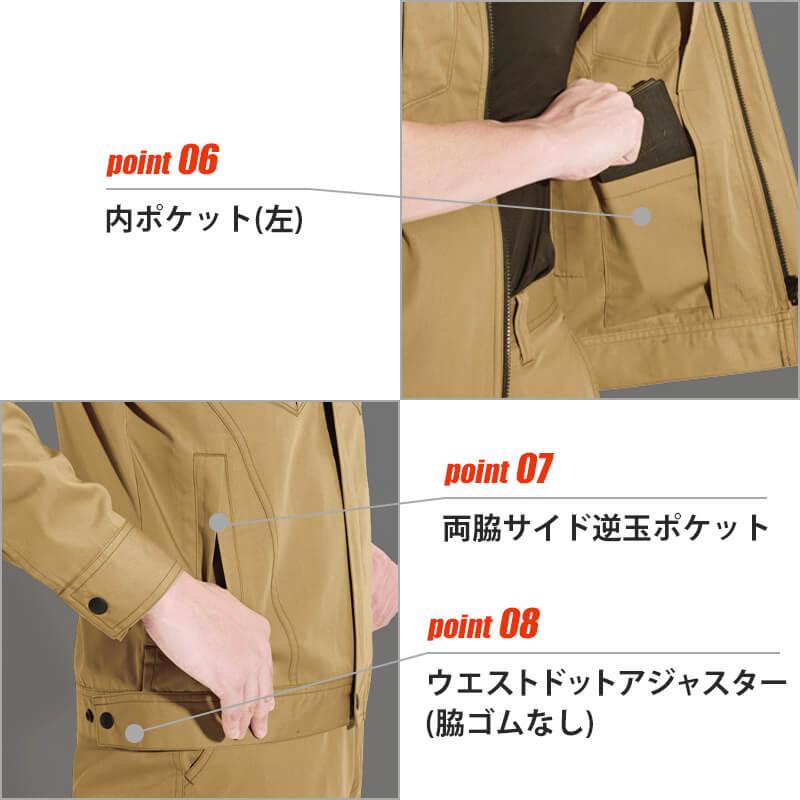 バートル 作業服 作業着 半袖ジャケット ユニセックス メンズ レディース BURTLE 6082 おしゃれ 制電 男女兼用 春夏 夏用 大きいサイズ : イワキユニフォーム - 通販 ...