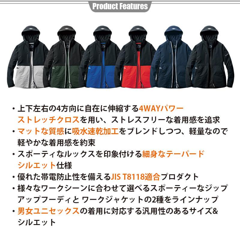 バートル ジャケット フーディ パーカー フード インナー シャツ コンプレッション 半袖 メンズ 2022年 春夏 新作 新商品 9515 BURTLE : イワキユニフォーム - 通販 ...