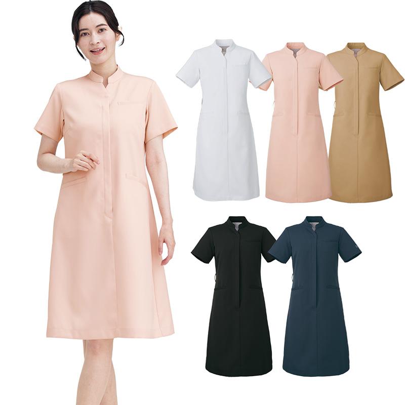 MONTBLANC（ユニフォーム） ナースワンピース 半袖 0 UM401-PP ワンピース(半袖) uka S M L LL 3L : イワキユニフォーム - 通販 - Yahoo!ショッピング