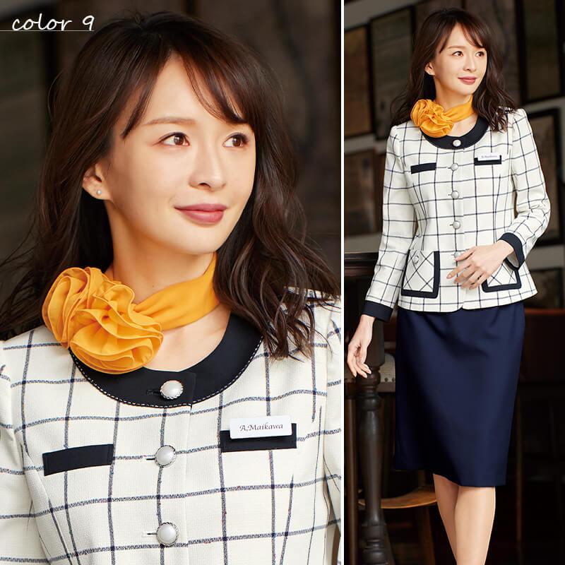 事務服 スカーフ ワンタッチ 簡単 アクセサリー OP155 ジョア : イワキユニフォーム - 通販 - Yahoo!ショッピング