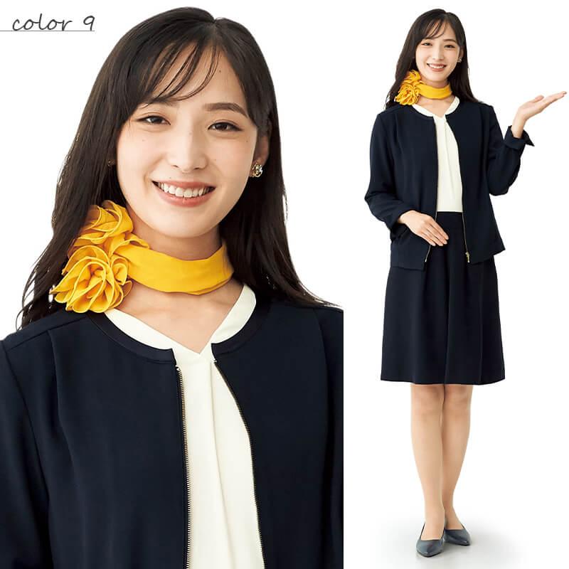 事務服 スカーフ ワンタッチ 簡単 アクセサリー OP155 ジョア :78OP155:イワキユニフォーム - 通販 - Yahoo!ショッピング