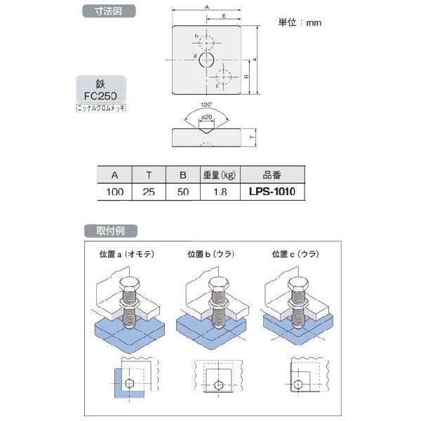 レベリングプレート LPS-1010 :LPS-1010:FA部品の岩田製作所 - 通販 - Yahoo!ショッピング