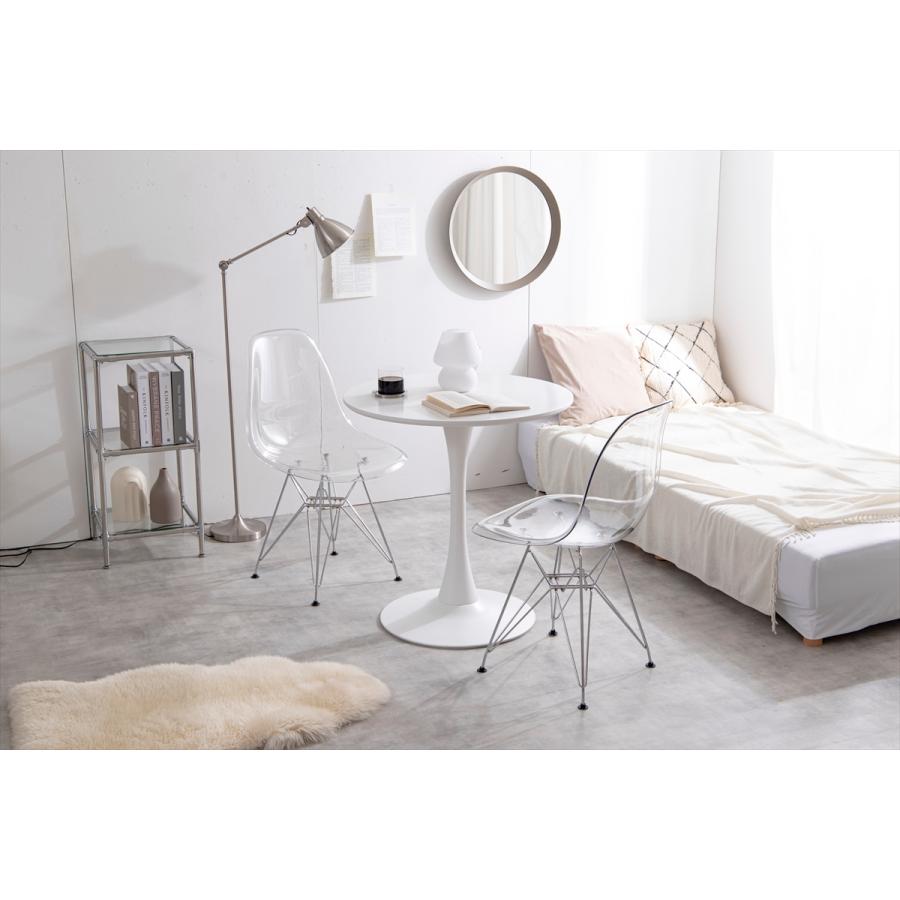Eames DSR イームズサイドシェルチェア 透明 クリア おしゃれ ダイニング デスクチェア 椅子 : 116009 : 伊和屋 - 通販 - Yahoo!ショッピング